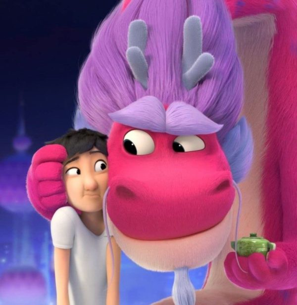 Wish Dragon movie review 2021 | Movie Review Mom