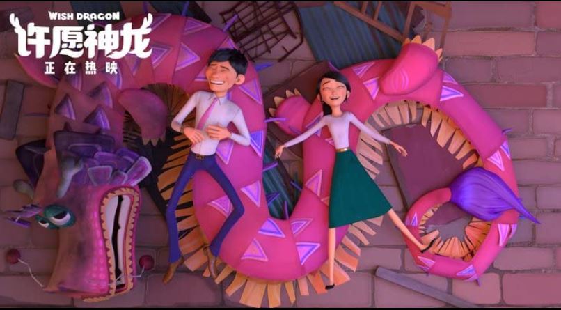 Wish Dragon movie review 2021 | Movie Review Mom